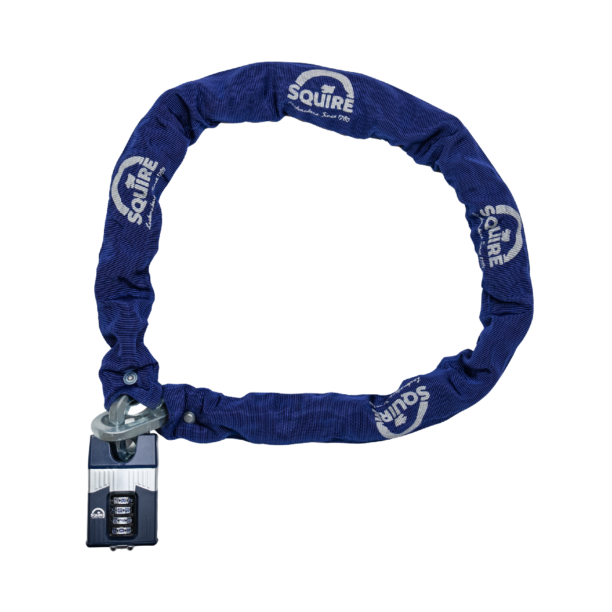 Warrior Combi Padlock and Chain Set | Squire – Squire Locks UK